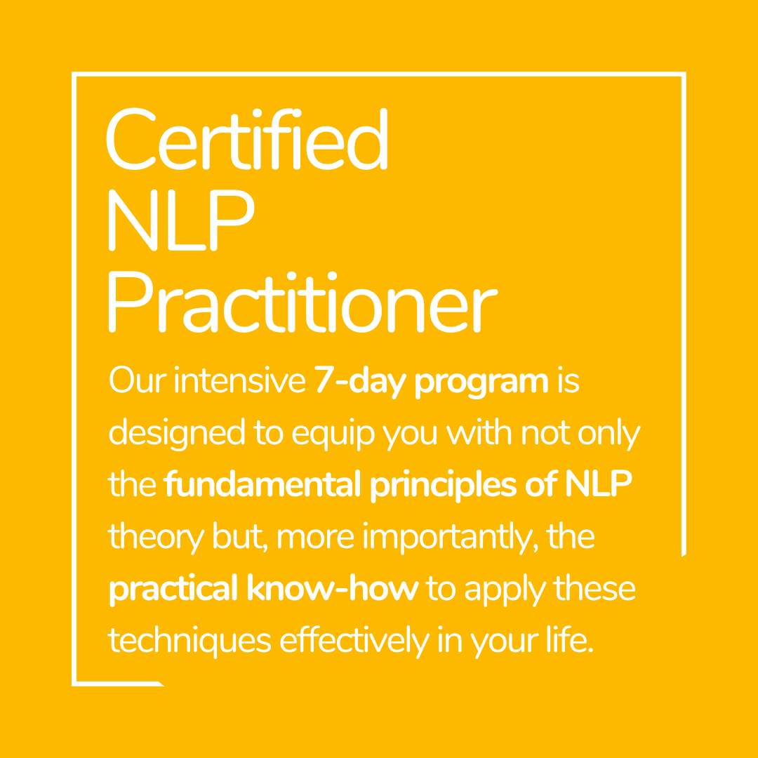 NLP Practitioner Certification & Coaching | NLP Lisbon